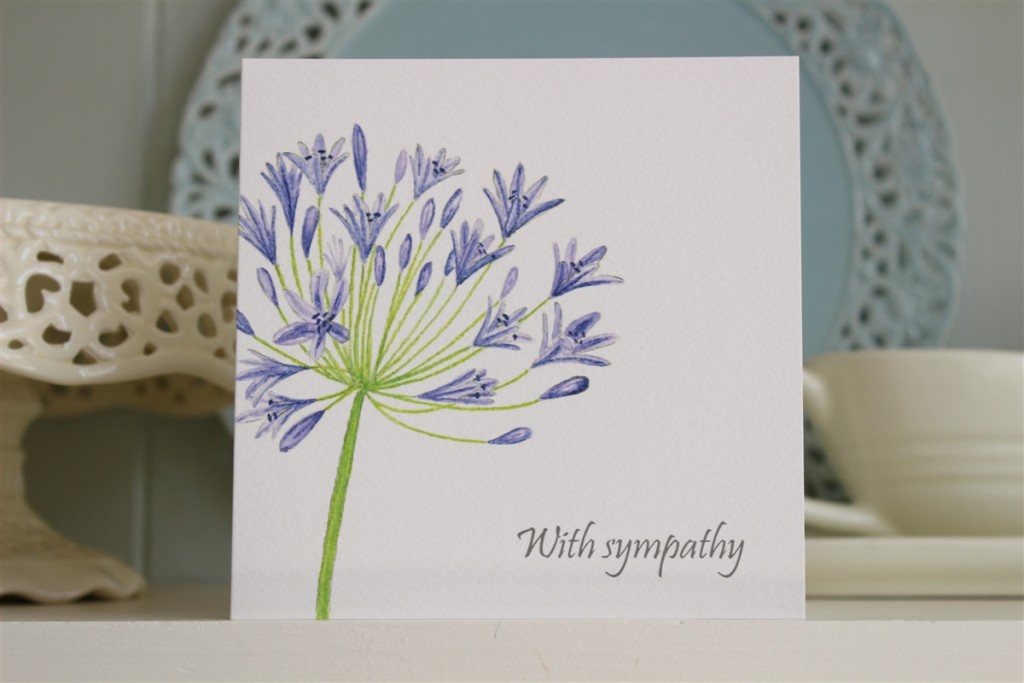 Hand Drawn With Sympathy Card