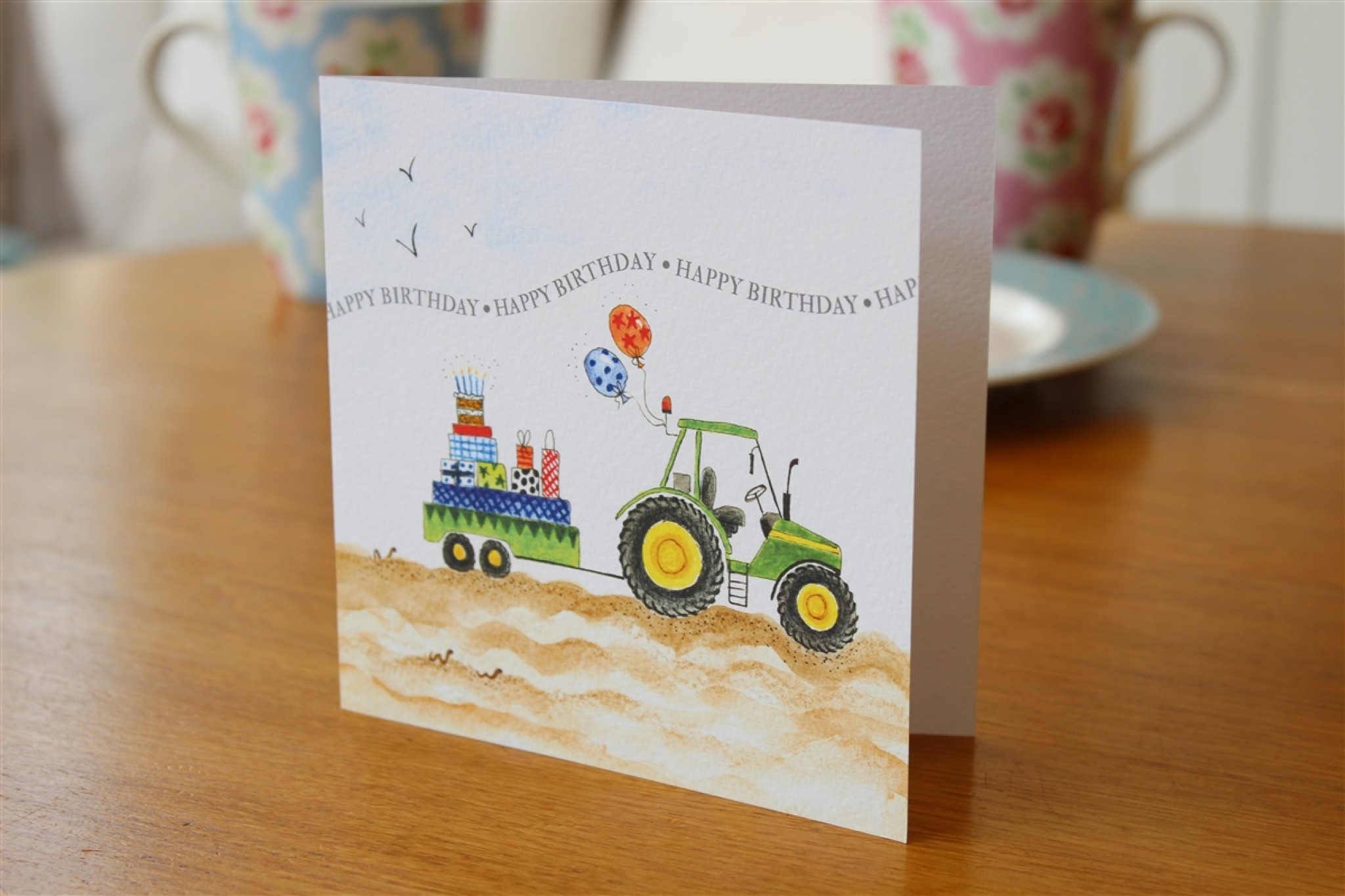 BB13 Happy Birthday Tractor